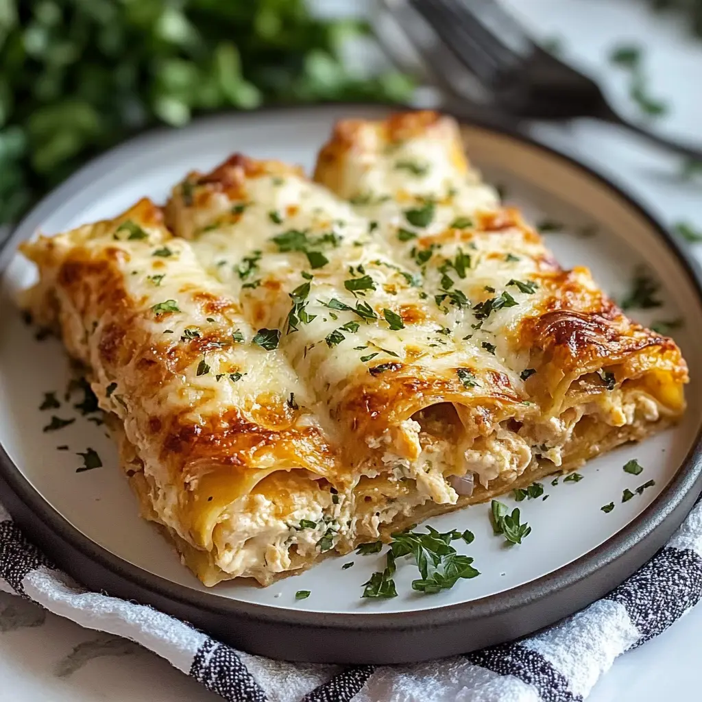 Garlic Parmesan Chicken Lasagna Roll-Ups: Irresistibly Easy Recipe